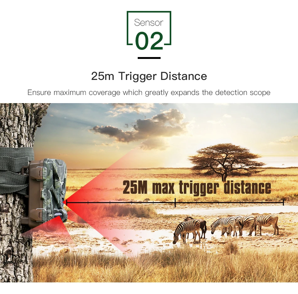 Waterproof 0.2s Trigger Wildlife Infrared Thermal Camera For Hunting ...