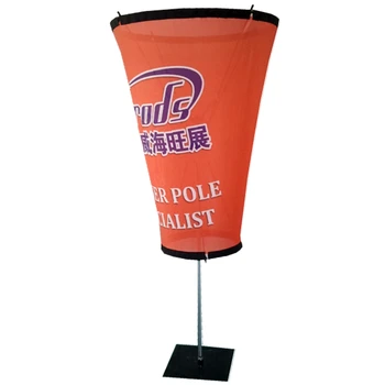 Wzrods Unique Design 360degree Display Cylinder Flag Banner Stand With ...