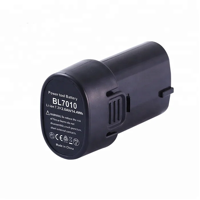 Bl7010 7.2v 3.0ah Replacement Lithium-ion Battery For Makitas Power Tool With Td020dse And ...