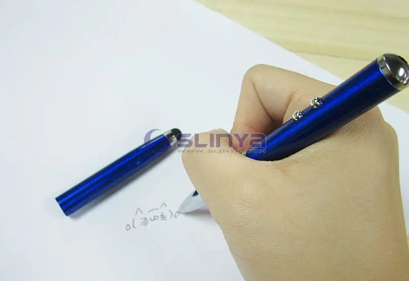4 in 1 Ball Pen Laser Pointer Screen Stylus Touch Pen