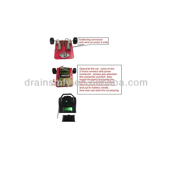 Student Self Assembly Learning Remote Control DIY Robot Kit