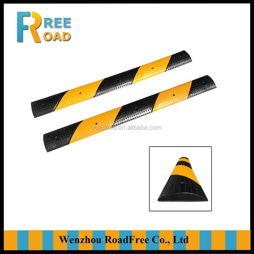 Durable Road Safety Rubber Speed Humps,Road Bumps,Rubber Speed Breaker ...