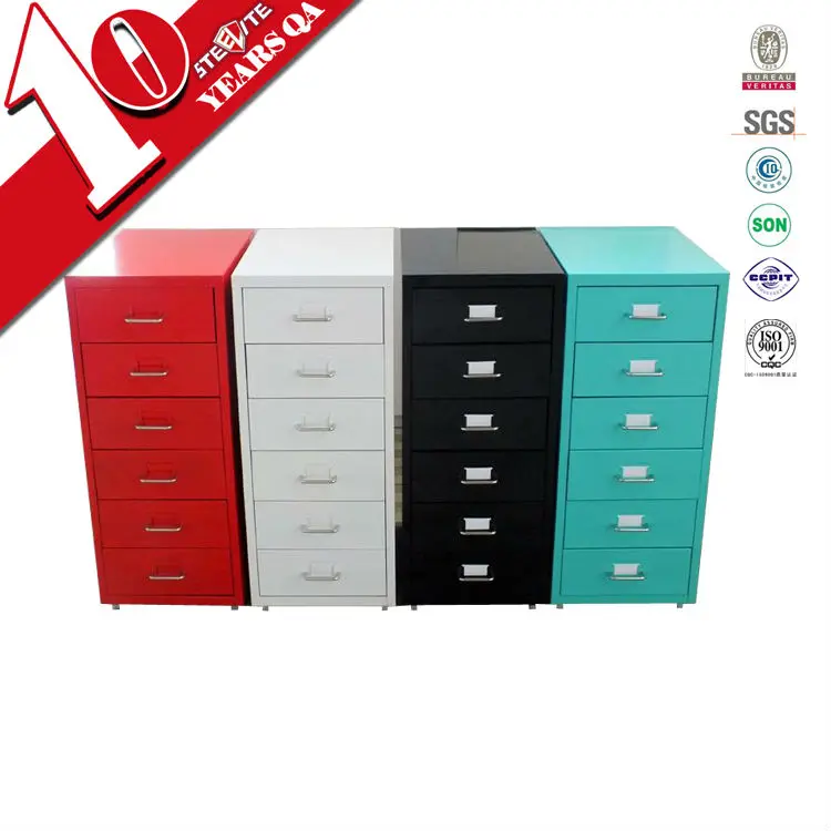 Popular Stylish Small Metal Vertical 6 Drawer Cabinet/ Multi Drawer ...