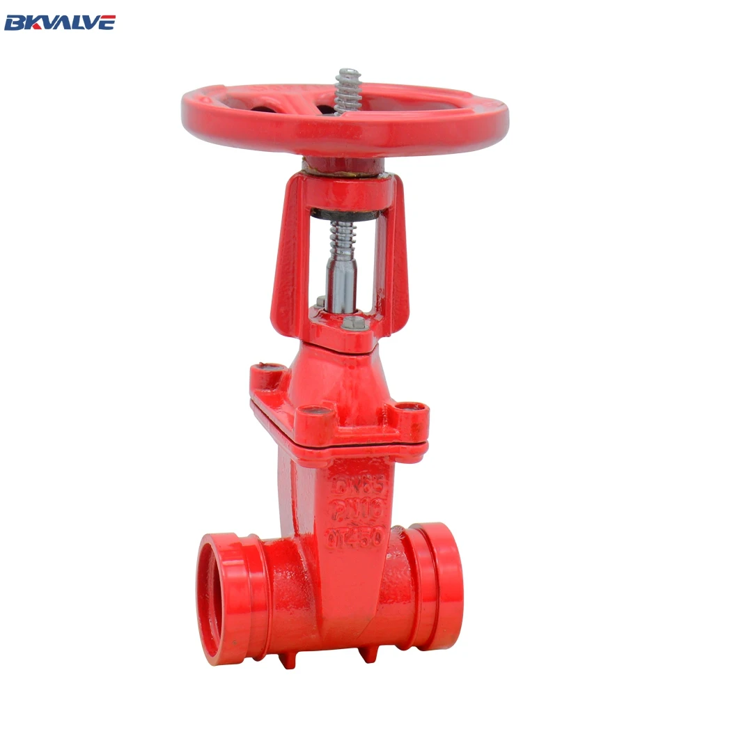 Cast Iron Body Fire Control Valve Manual Fire Extinguisher Butterfly ...