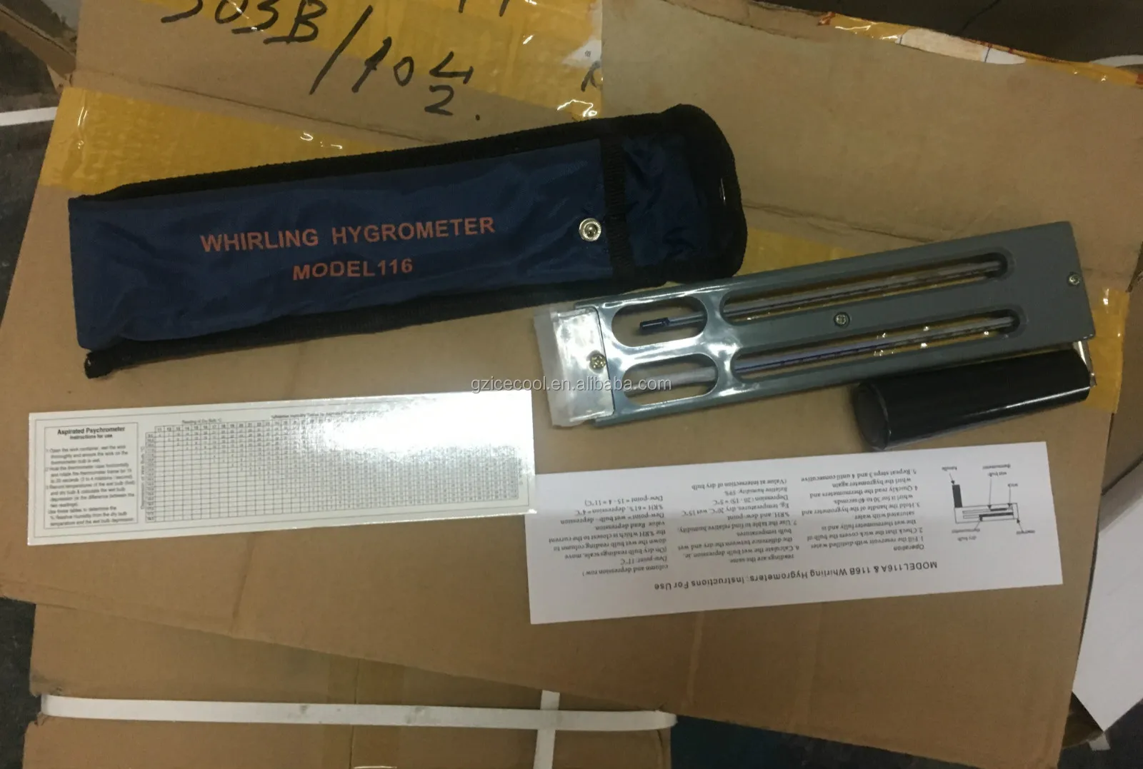 Model 116 Whirling Hygrometer - Accurate Indoor Humidity