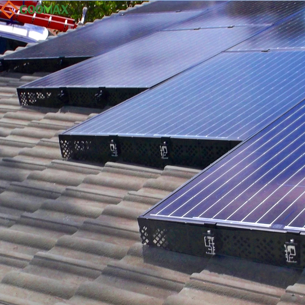 Solar Panels on Pitched Roof - Efficient Mounting System