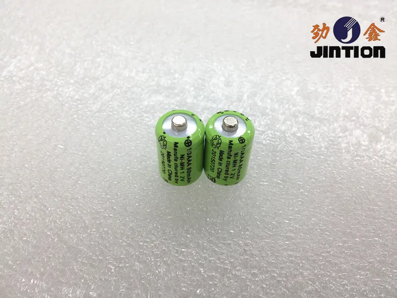 1.2v Ni-mh 1/3aaa 80mah Rechargeable Battery Cell - Buy Nimh 1/3aaa ...