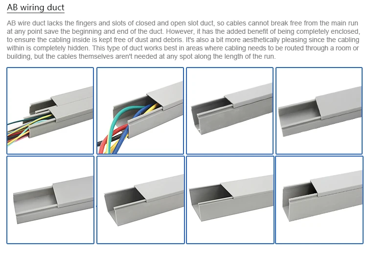 Slotted Pvc Electrical Wiring Ductswiring Ducts Cable Tray Cable Duct ...