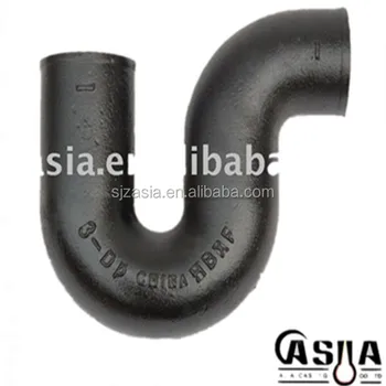 Hubless Cast Iron Drain Pipe Fittings Of P-trap - Buy Cast Iron Pipe ...