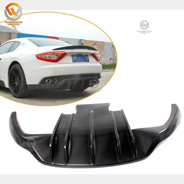 Carbon Fiber MC Style Rear Bumper Diffuser for Maserati GT Gran Turismo ...
