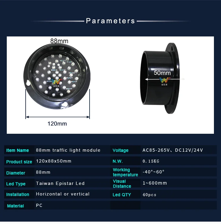 Customized Mini LED Arrow Board Replacement Lamp Traffic Light Module ...