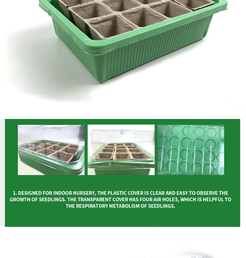 Eco- Friendly Disposable Small Plastic Garden Green House Pulp Paper ...