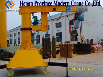 Swing Arm Hoist Jib Crane Mobile Crane&free Standing Mobile Jib Crane ...