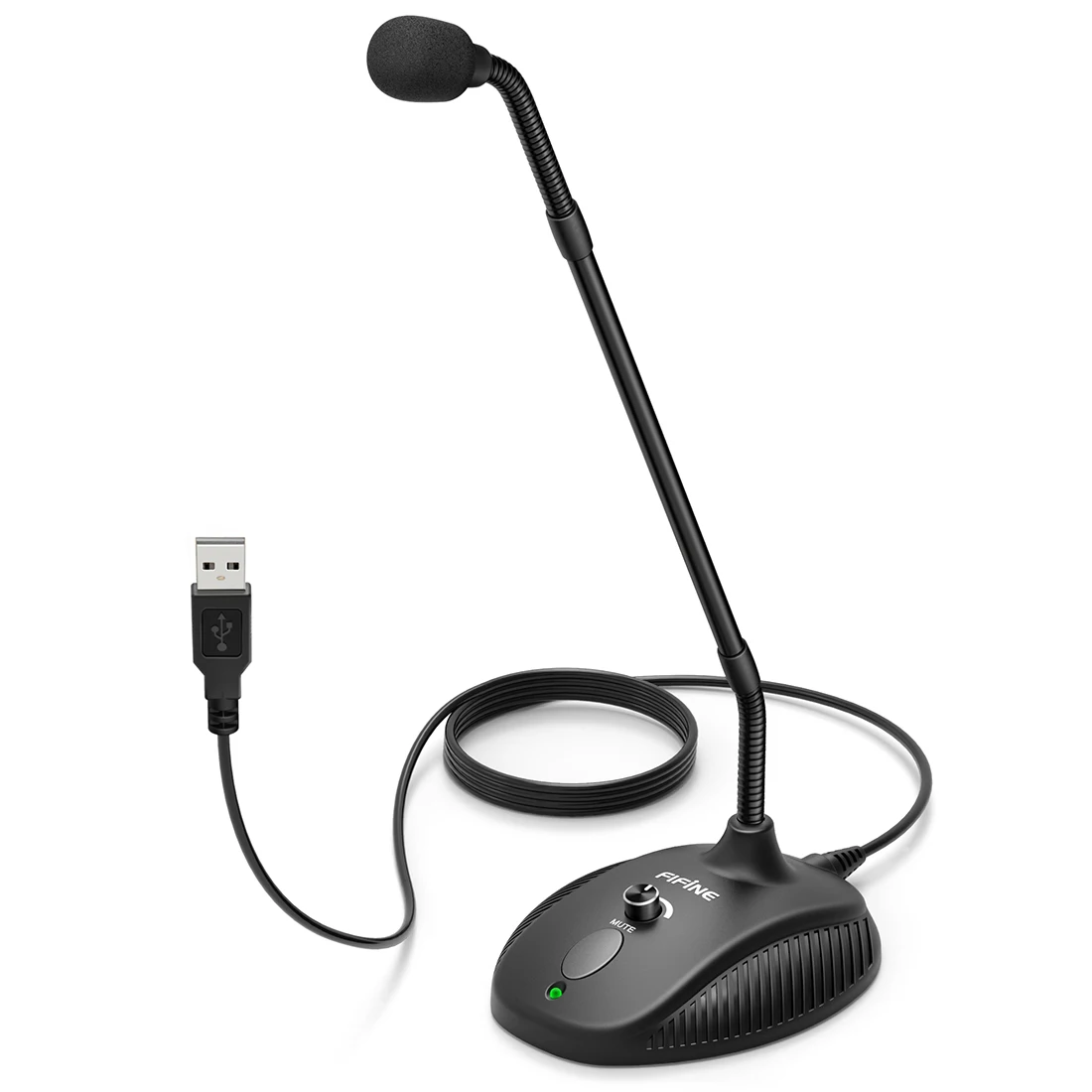 Fifine Desktop Gooseneck Microphone Tabletop Usb Computer Microphone ...