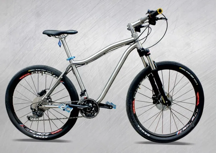 29er Titanium Mountain Bike Frame With Tapered Headtube And Disc Brake ...