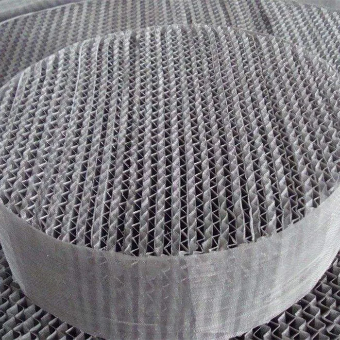 Pure Nickel Metal Wire Mesh Gauze - Structured Packing