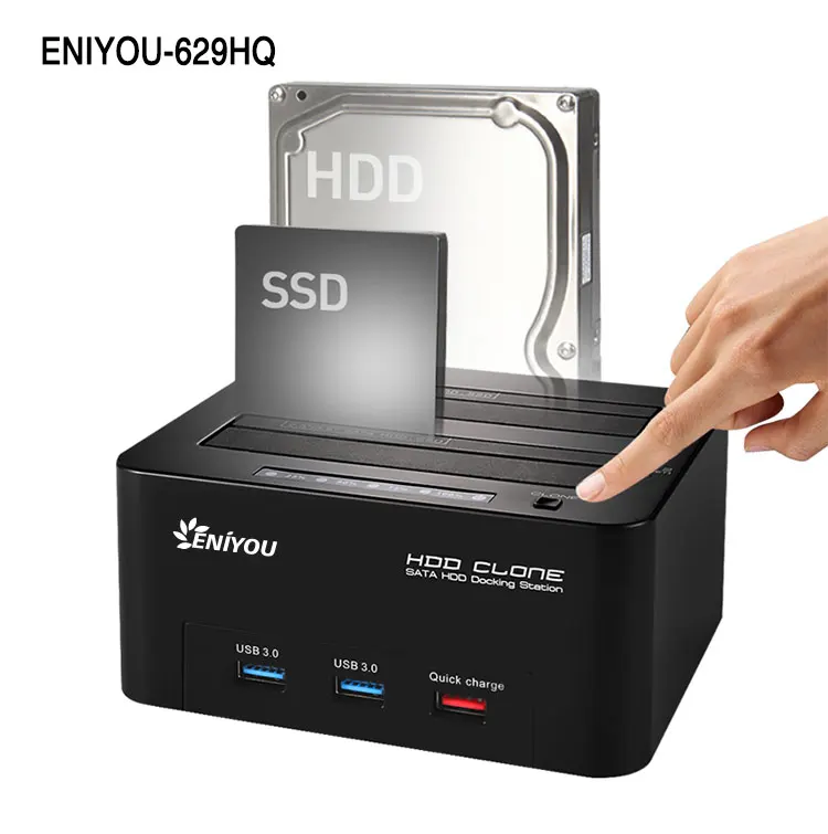 Multi Function Hdd Clone Docking Station Driver With Usb 3.0 Hub And ...