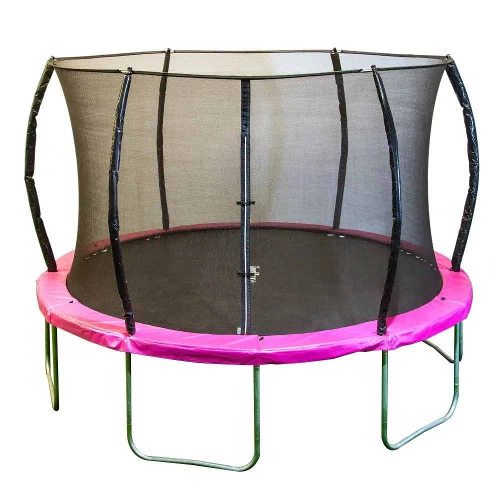 14x16ft High Bounce Spring Black Plating Outdoor Trampoline