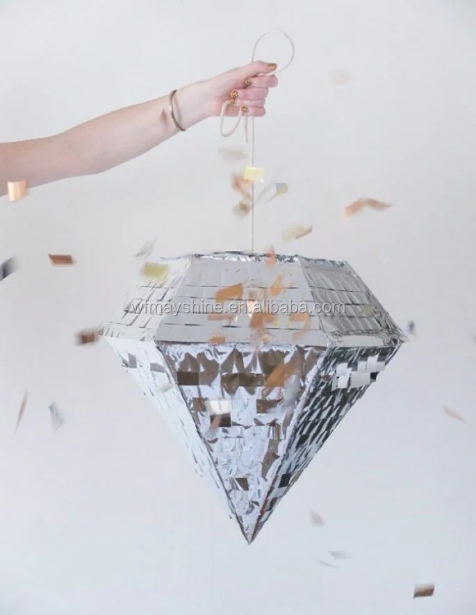 Metallic Foil Diamond Pinata,Metallic Party Pinata - Buy Foil Diamond ...
