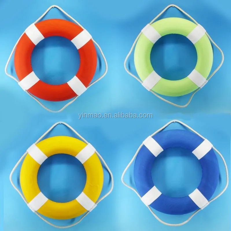 Life Saver Wall Decoration,(50,20cm) Classic Set 4 Color Marine Life ...