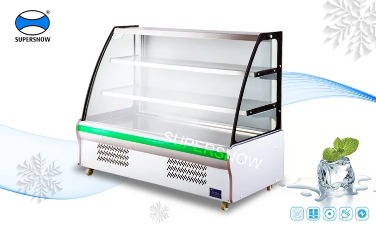 Super Snow Portable Cold Plate Vegetable Harga Chiller Showcase Freezer ...