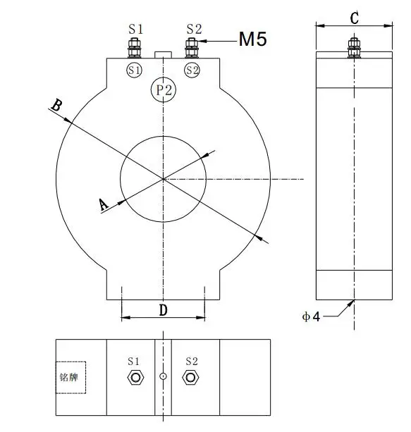 Ring Type Low Voltage Current Transformer With Ring Core Current - Buy ...