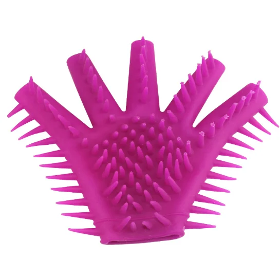 Guantes sexuales de silicona con pinchos para parejas, juegos sexuales ...