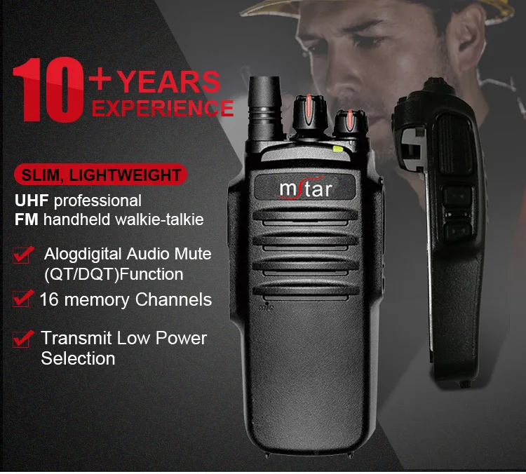 Mstar M8 Ham Professional Cb Radio Station Transceiver 5w Vhf Uhf ...