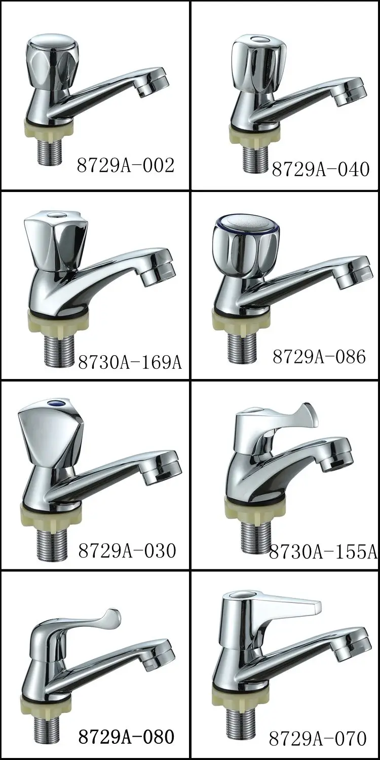 Full Zinc Triangle Handle Single Hole Wash Basin Faucets - Buy Wash ...