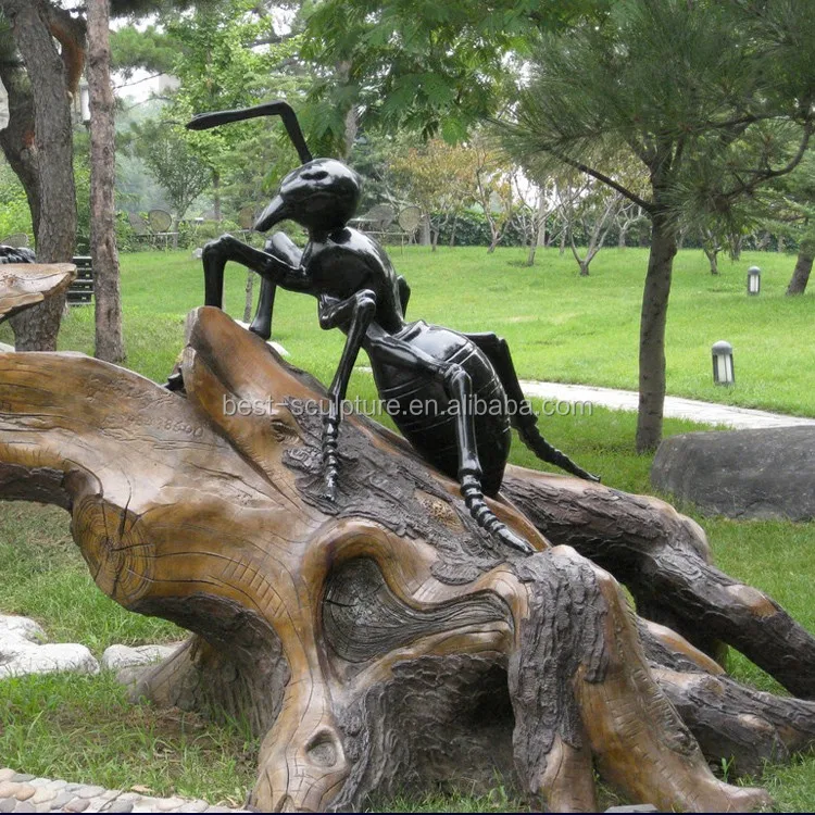 Garden Decoration Large Lovely Ant Statue Resin Statue Sculpture - Buy ...
