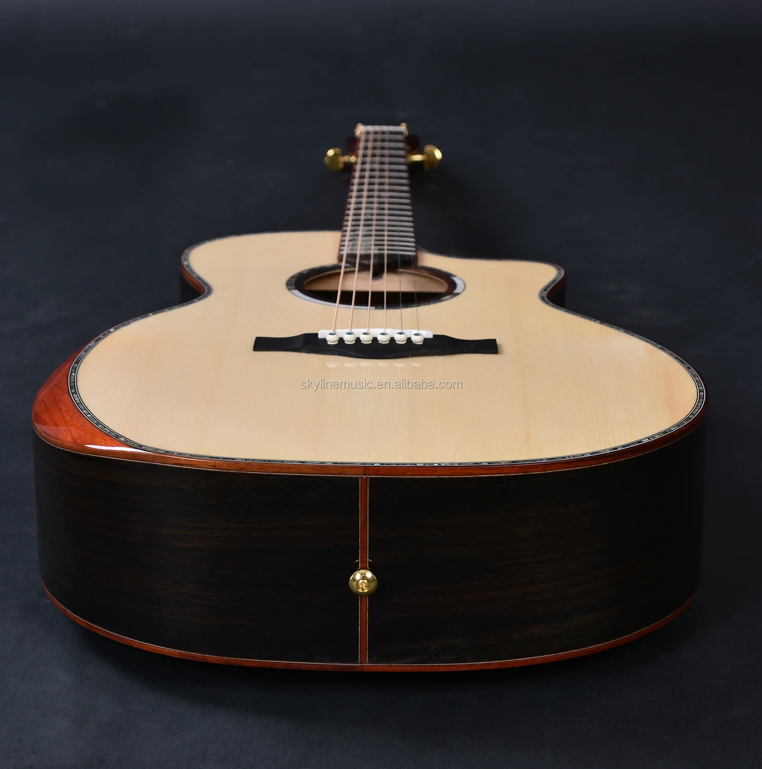 T-920C STANSEN Solid Spruce Acoustic Guitars - Wood Guitars