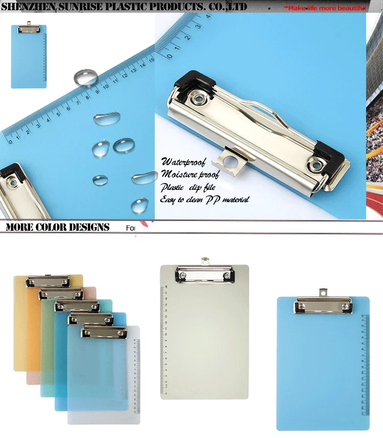 Metal Clipboard Clips A4 Clipboard With Sliding Ruler - Buy Metal ...