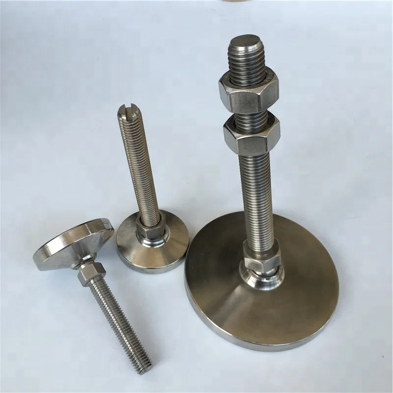 Heavy Duty Machine Leveling Feet Foot 3" Pad 3/4" Thread Jack Feet 5 ...