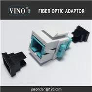 Fiber Optic Adapter Sc Apc Simplex Singlemode With White Rj45 Insert ...