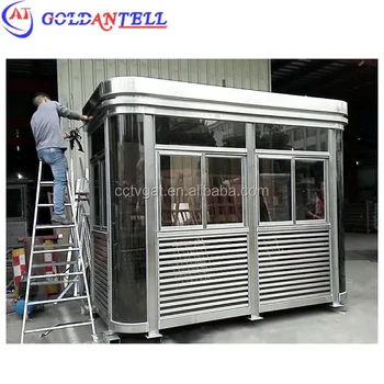 Outdoor 3m Prefab Modular Portable Security Guard House / Garden ...