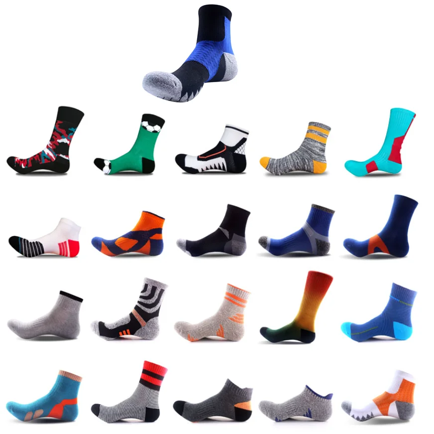 Custom Compression Ankle Crew Sport Sock For Men Cycling Riding ...