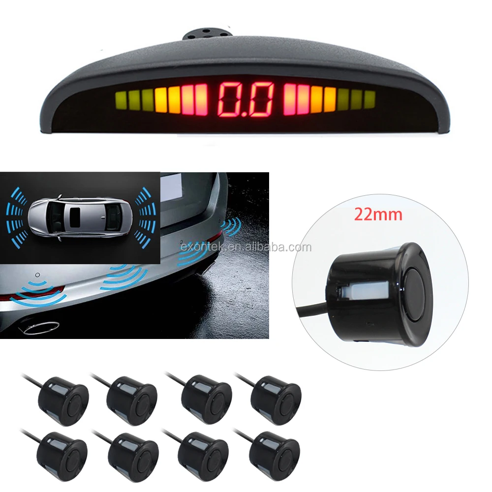 Smart Car Parking System 8 Sensor Parking System Car Parking Aid System ...