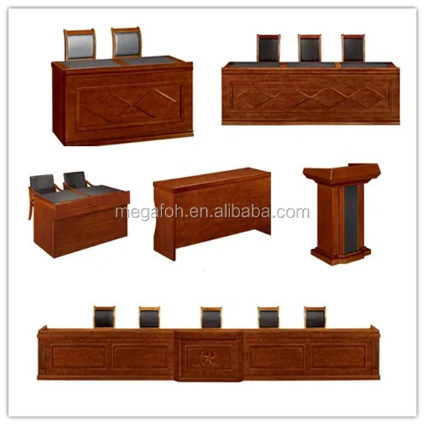 Wholesale Court Room Furniture High Back Wooden Leather Judge Chair(foh ...