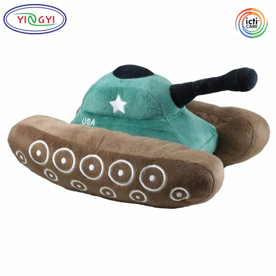 D703 Cuddle Army Plush Toy Military Tank Stuffed Soft Simulation Baby ...
