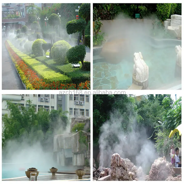 Landscape Cooling Water Spray Fog/Mist, Garden Fountain Artifical Fog ...