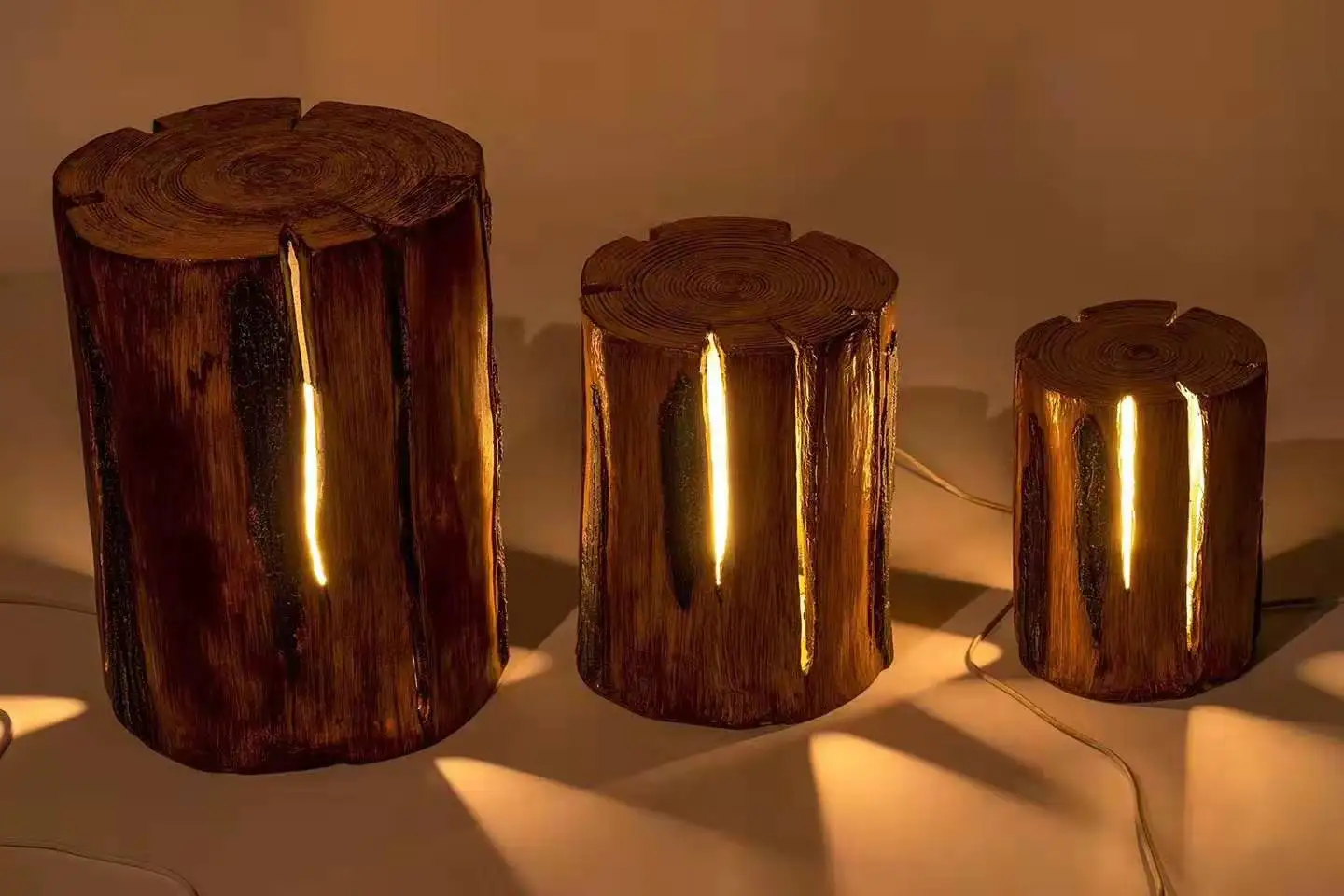 Led Lamp Wood Ornament Simulation Root Outdoor Garden Lawn Light Park ...