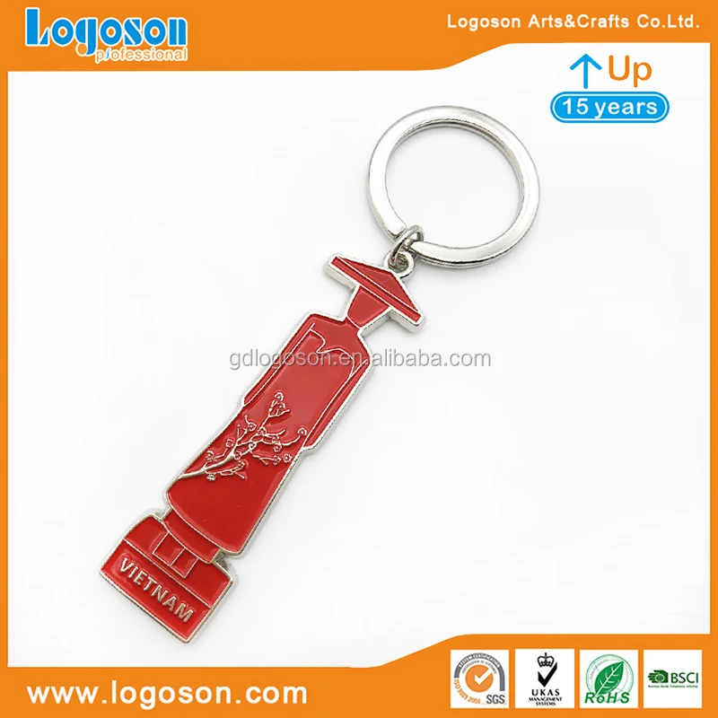 Ao Dai Shaped Vietnam Keychains - Customizable Souvenirs