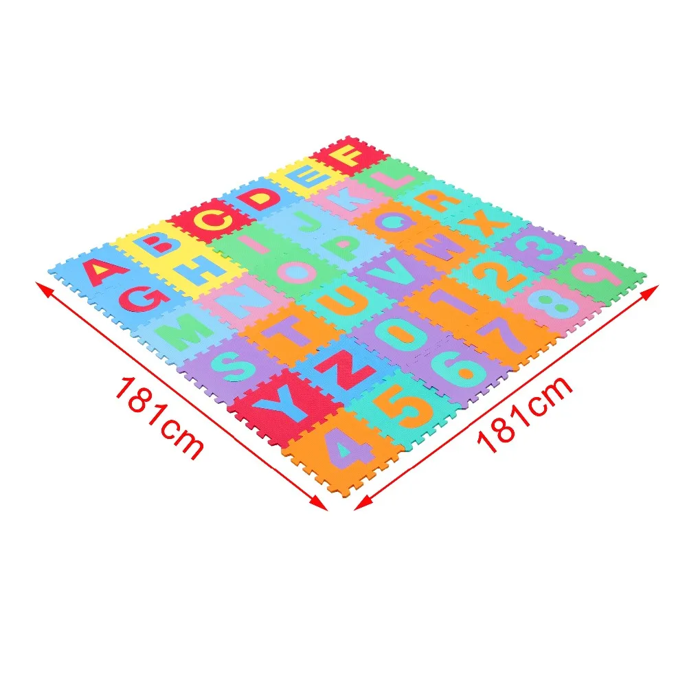 30 X 30 Cm Kids Puzzle Alphabet Numbers Letter Play Mat - Buy Kid's ...