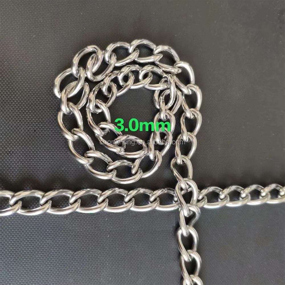Stainless Steel Twist Link Welded Sash Chain - SUS 304 316