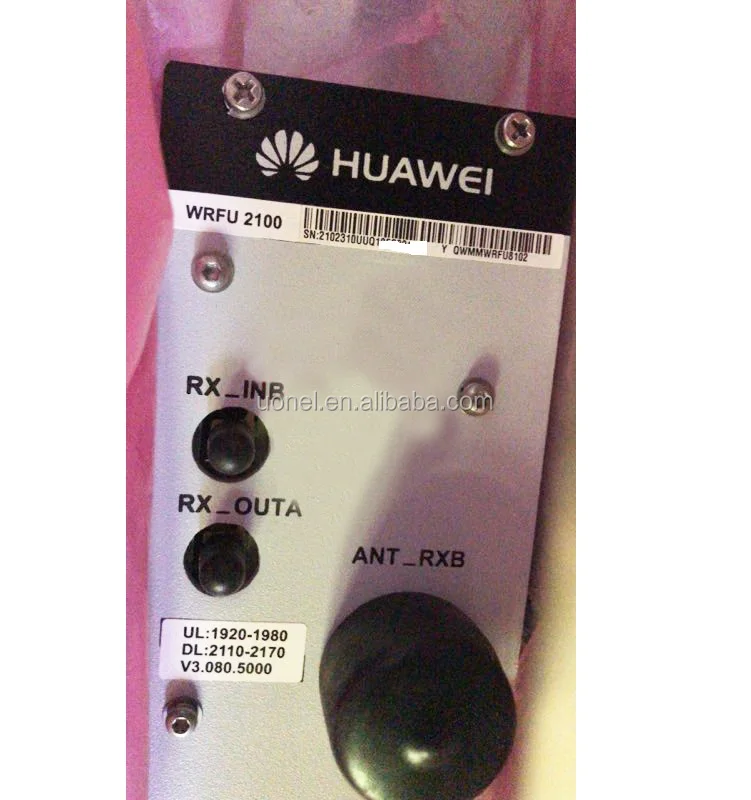 WRFU for BTS3900 - 2100mhz 80W WCDMA Spare Part with 1 Year Warranty