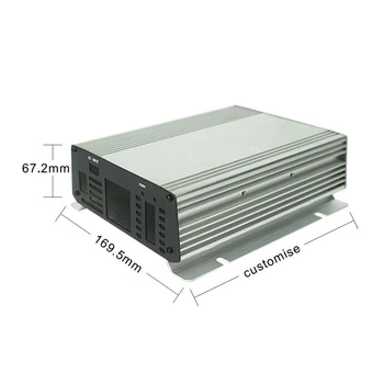 Aluminum Extrusion Outdoor Battery Enclosure Inverter Casing Pcb Box ...
