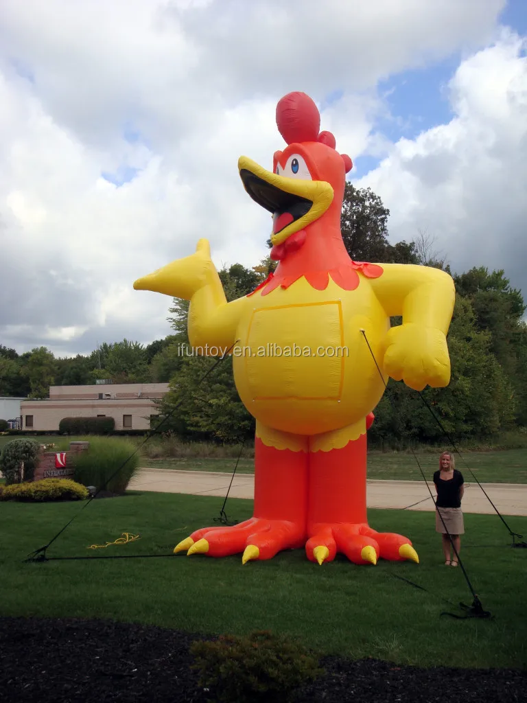 2018 Advertising Inflatable Chicken Mascot For Sale/inflatable Chicken ...