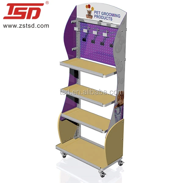 Display Rack For Pet Shop,Pet Food Display Stand,Food Metal Shop Shelf ...