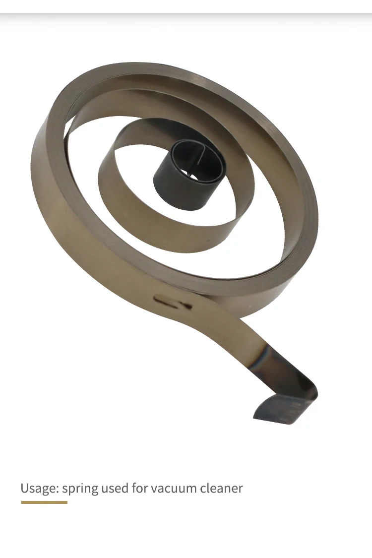 Customized Hot Sale Vacuum Cleaner Retractable Flat Coil Spiral Spring ...