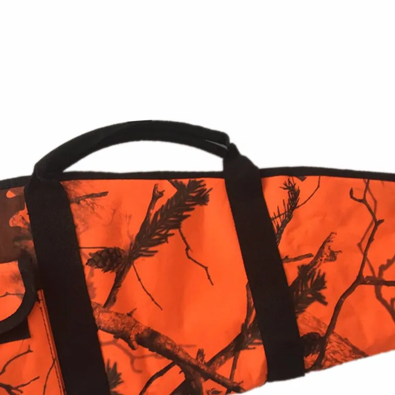 Orange Camo Hunting And Shooting Tactical Soft Plush Rifle Gun Bag And ...